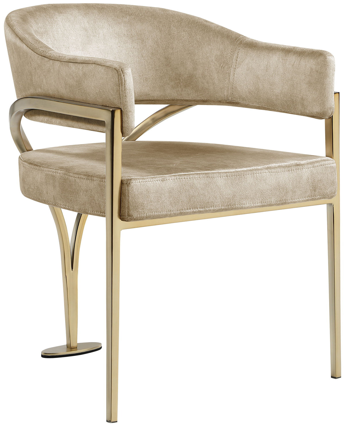 Madelyn - Dining Chair (Set of 2) - Brushed Brass — Sleeper Sofas by Z ...