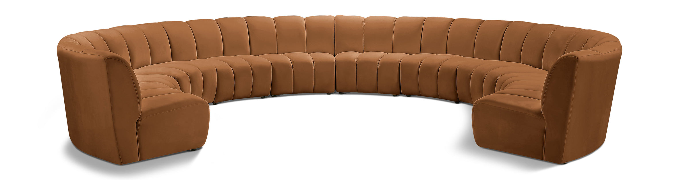 Infinity - 10 Piece Modular Sectional - Saddle — Sleeper Sofas by Z ...